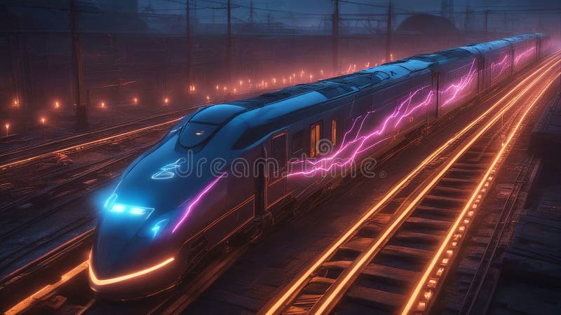 Lightning Train Stock Illustrations – 344 Lightning Train Stock ...
