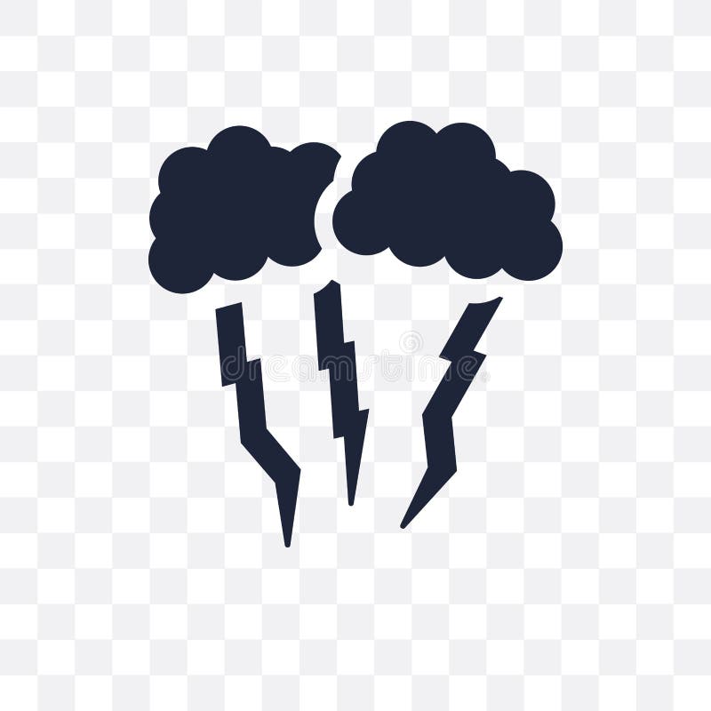 Lightning Transparent Icon. Lightning Symbol Design from Weather Stock ...