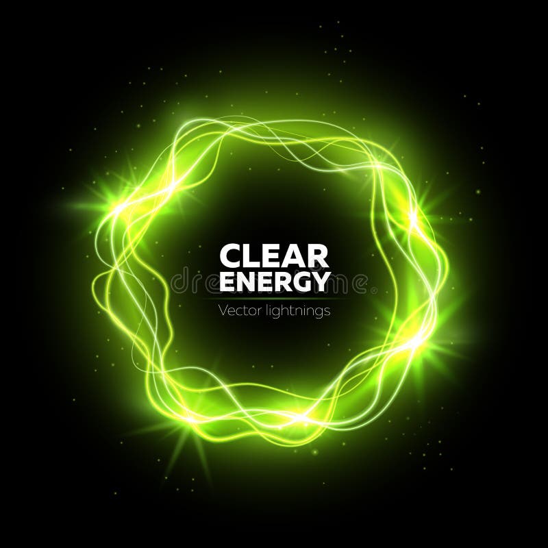 Lightning vector frame stock vector. Illustration of bubble - 74265442