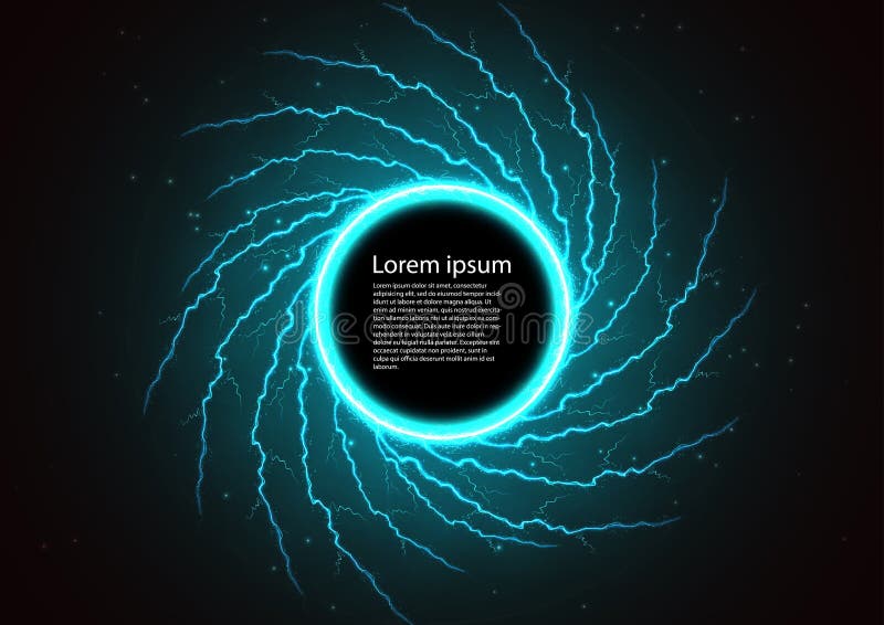 Blue text vortex stock vector. Illustration of ring - 109547231