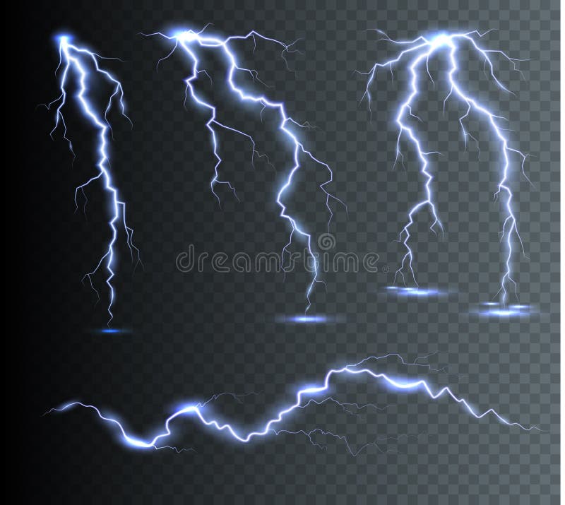 28 lightning stock vector. Illustration of bright, asset - 191558869