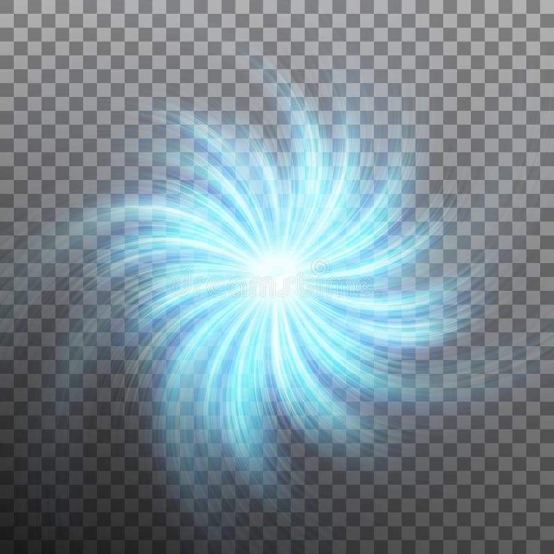 Lightning Vortex Effect with Transparency. EPS 10 Vector Stock Vector ...