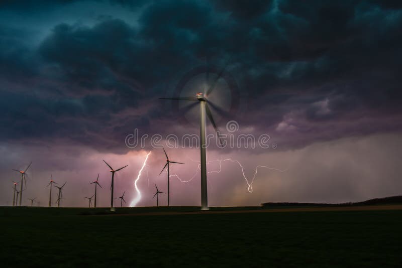 Lightning stock photo. Image of onshore, safety, energyturn - 90660222