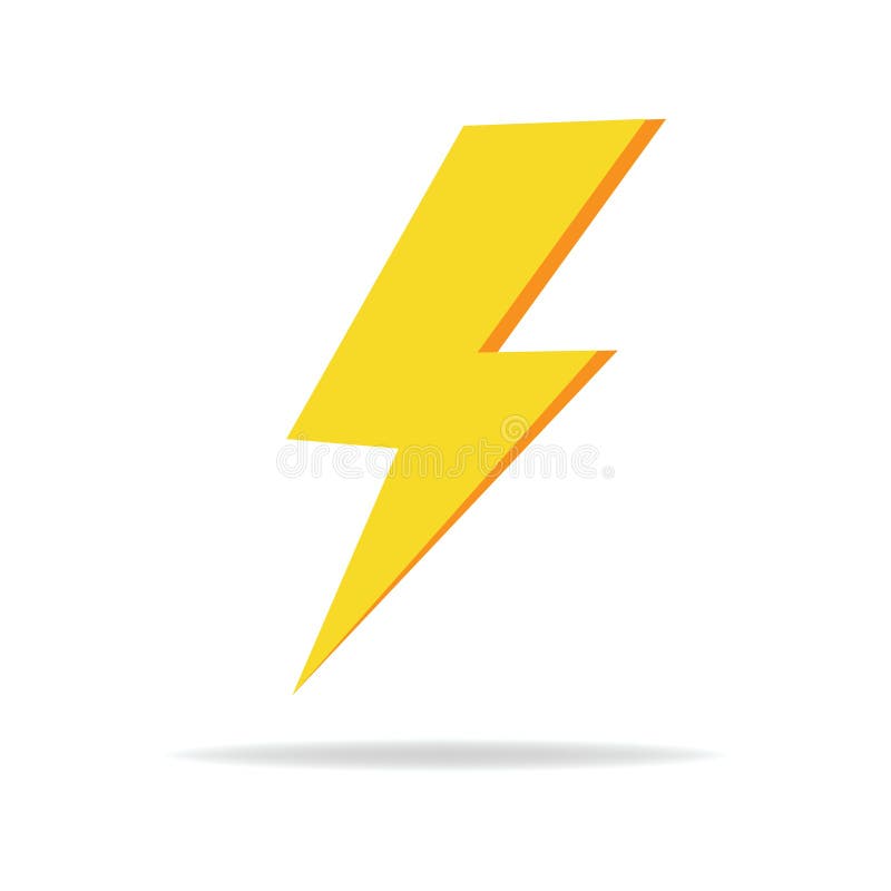 Lightning,Yellow Lightning Bolts, Icons Stock Vector - Illustration of ...