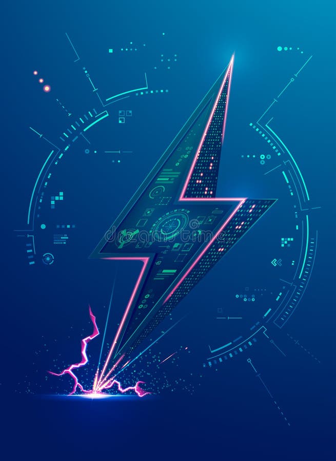 LightningTech stock illustration. Illustration of thunderstorm - 306492751