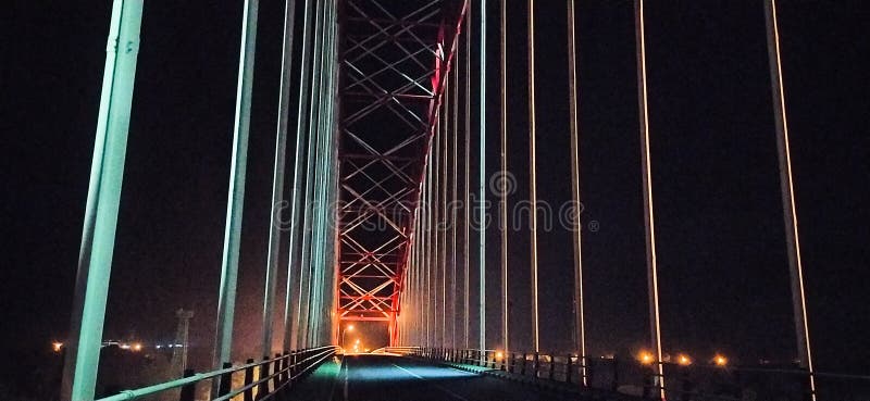 Lightroom on Rumpiang Bridge Night Editorial Stock Image - Image of ...