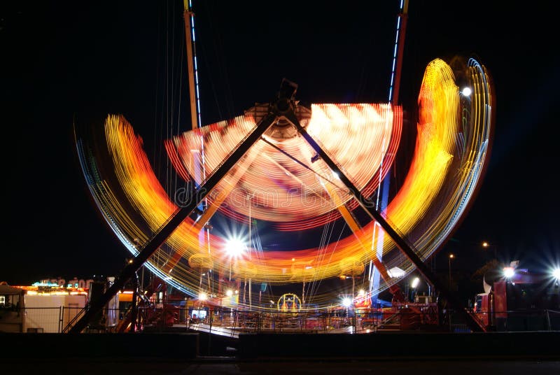 Lights in amusement park 1 stock image. Image of fast - 17086185