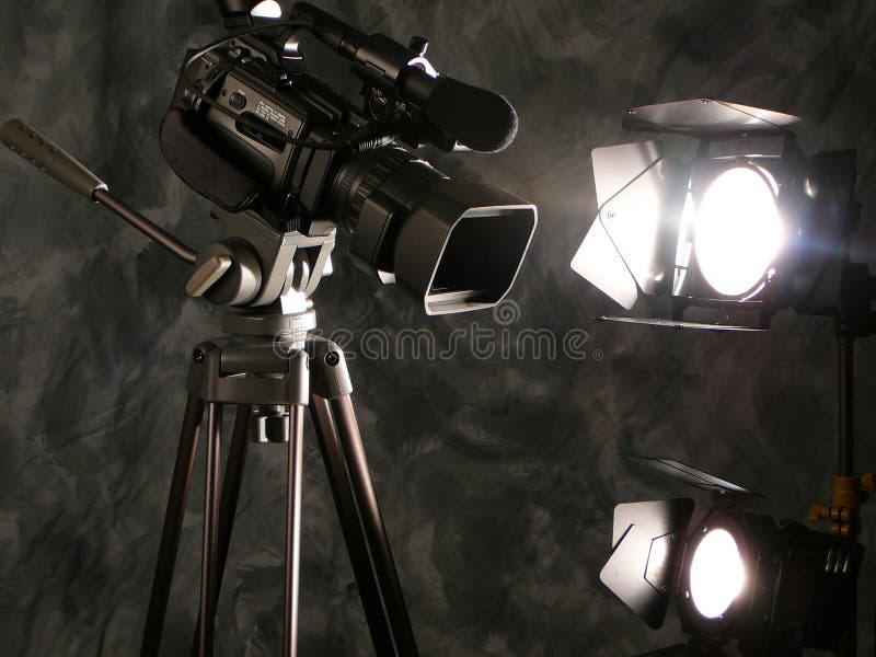 Lights, Camera, Action! stock image. Image of high, cable - 1066561