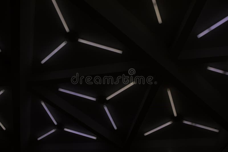 Lights on Ceiling. Loft Style Light Stock Photo - Image of graphical ...