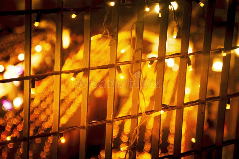 Lights at a christmas fair stock photo. Image of beautiful - 106113090