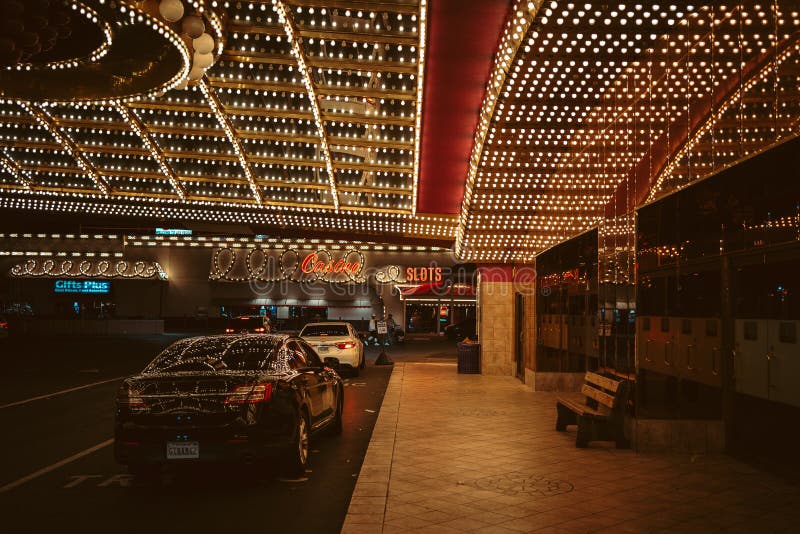 Lights at Circus Circus at Night, Las Vegas, Nevada Editorial Stock ...