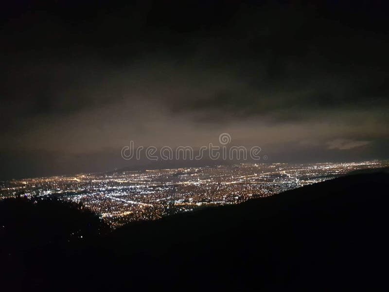 Lights of the City of Athens Stock Image - Image of city, center: 228754541