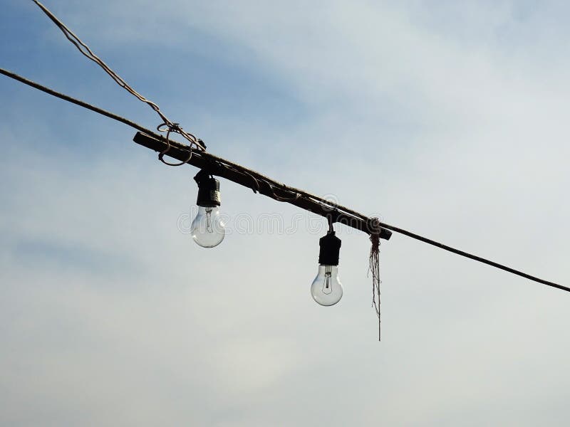 Lights and Electricity Simple Stock Photo - Image of poor, energy: 75406028