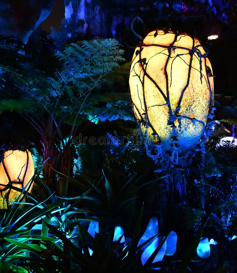 Lights with greenery stock image. Image of design, circular - 146150757