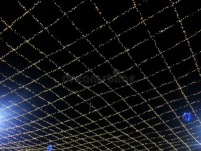 Grid Lights Inside The TV Studio Stock Photo - Image of industry, blue ...