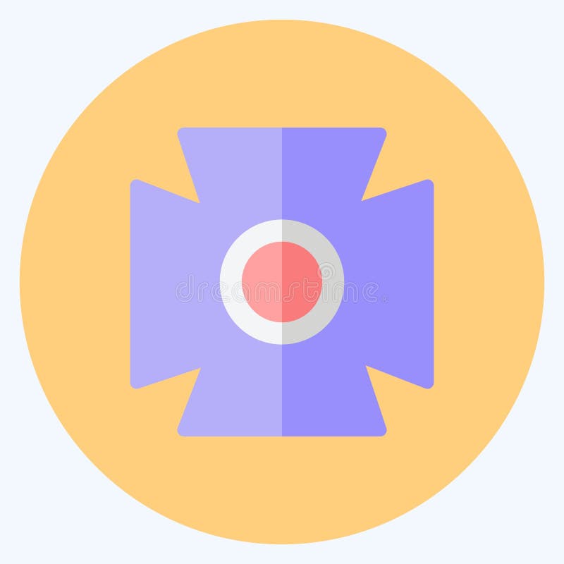 Lights Icon in Trendy Flat Style Isolated on Soft Blue Background Stock ...