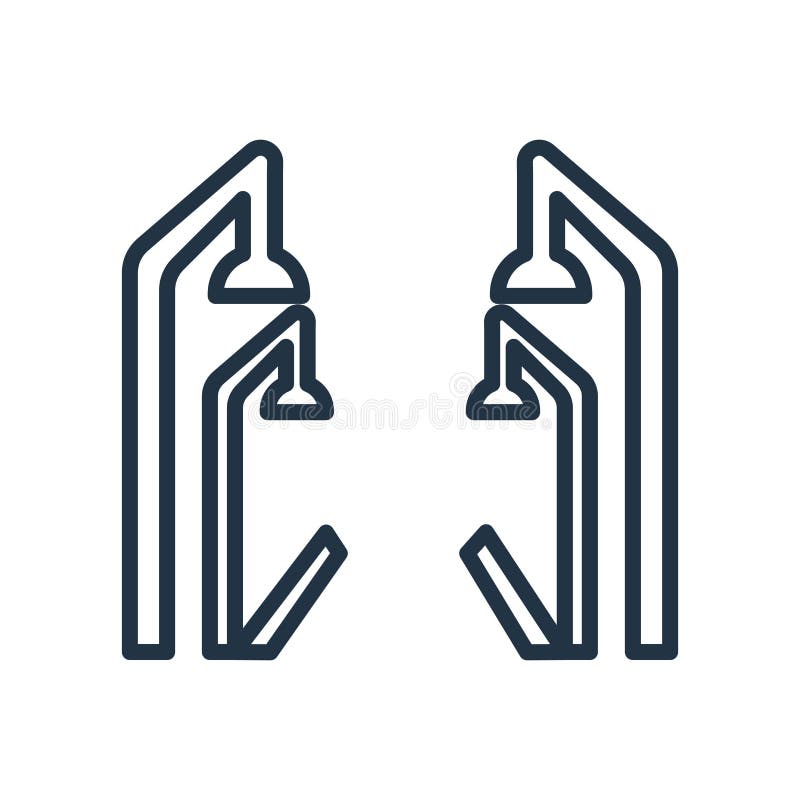 Lights Icon Vector Isolated on White Background, Lights Sign Stock ...