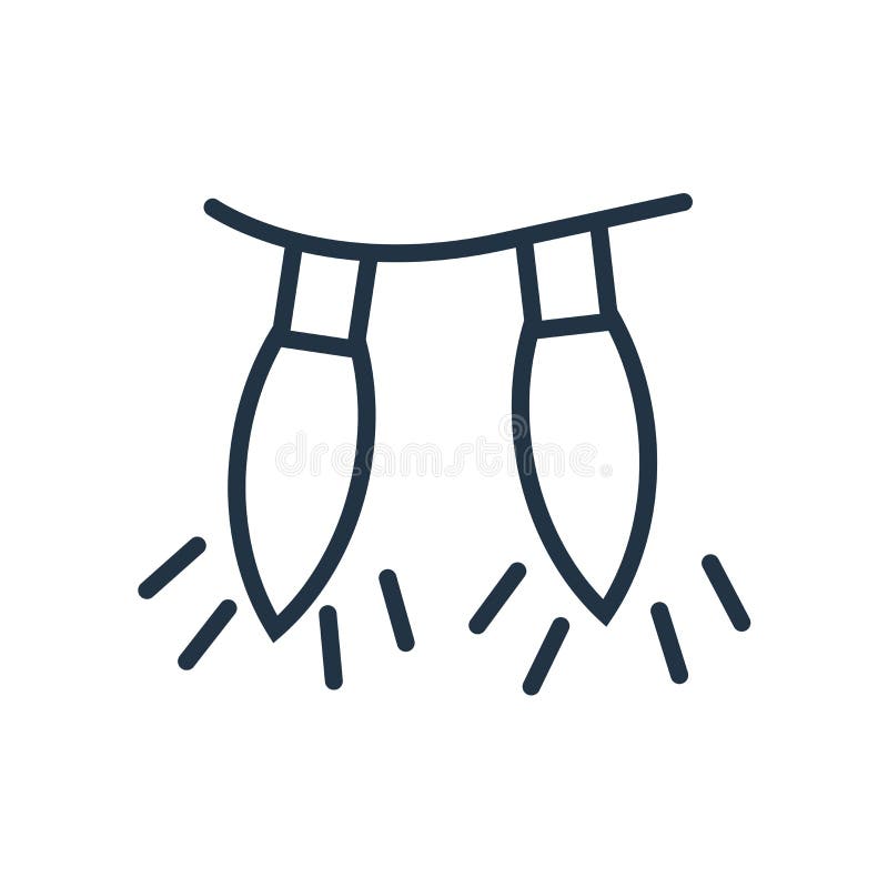 Lights Icon Vector Isolated on White Background, Lights Sign Stock ...