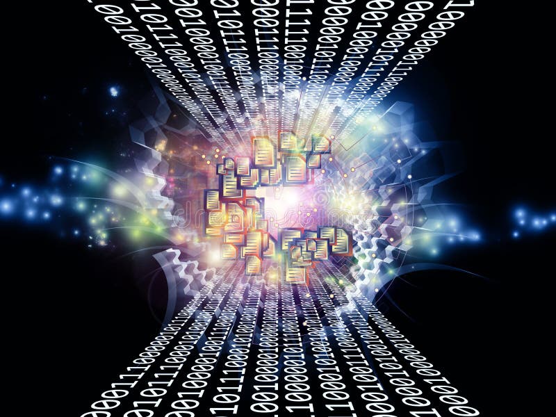 Lights of information stock illustration. Illustration of element ...