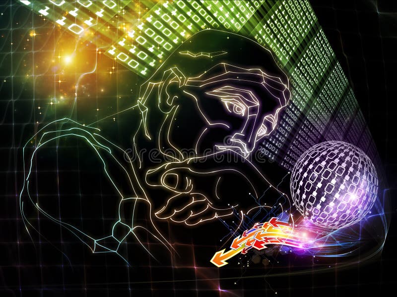 Lights of Logic stock illustration. Illustration of creativity - 31794102