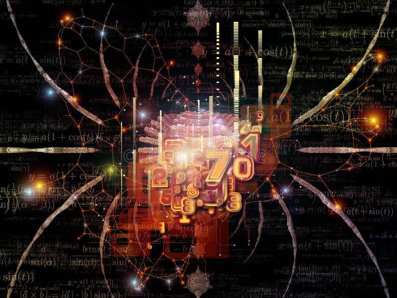 Background Shot of Blackboard with Scientific and Algebraic Formulas ...