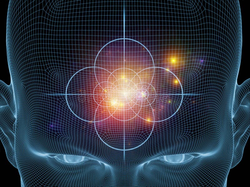 Lights of the mind stock illustration. Illustration of creativity ...