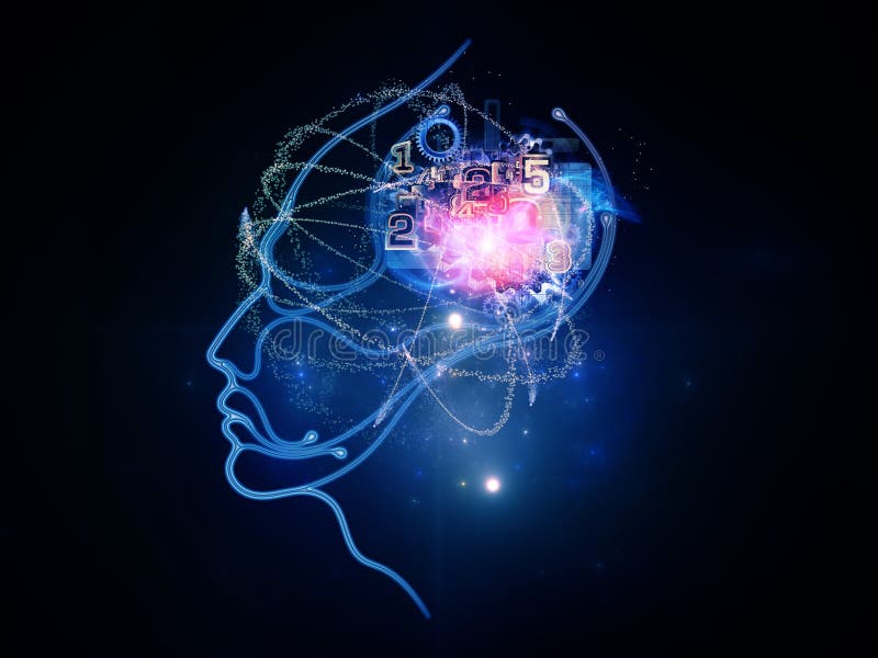 Lights of the Mind stock illustration. Illustration of fractal - 32096978