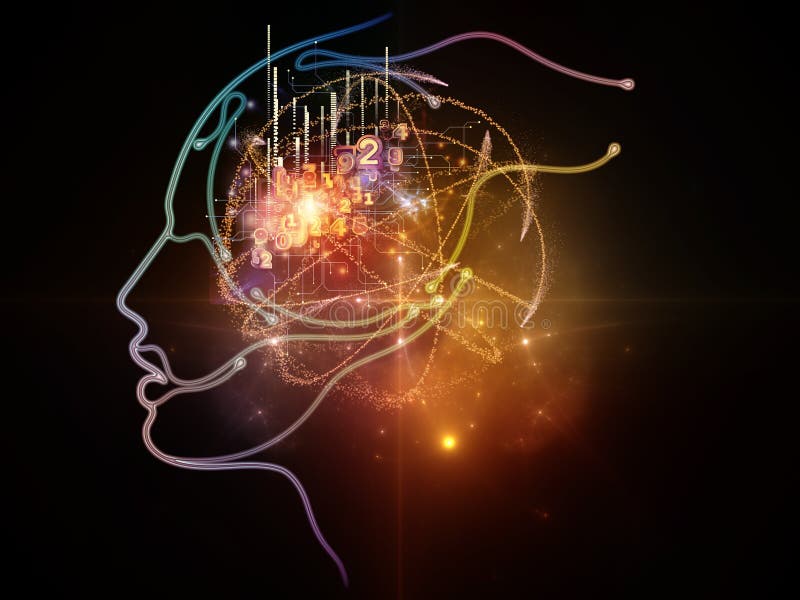 Lights of the Mind stock illustration. Illustration of fiction - 32735845