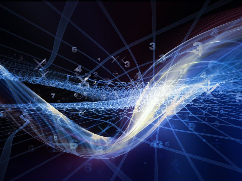 Lights of Numbers stock illustration. Illustration of dark - 38416636