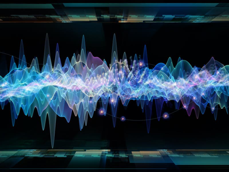 Lights of Oscillation stock illustration. Illustration of equalizer ...