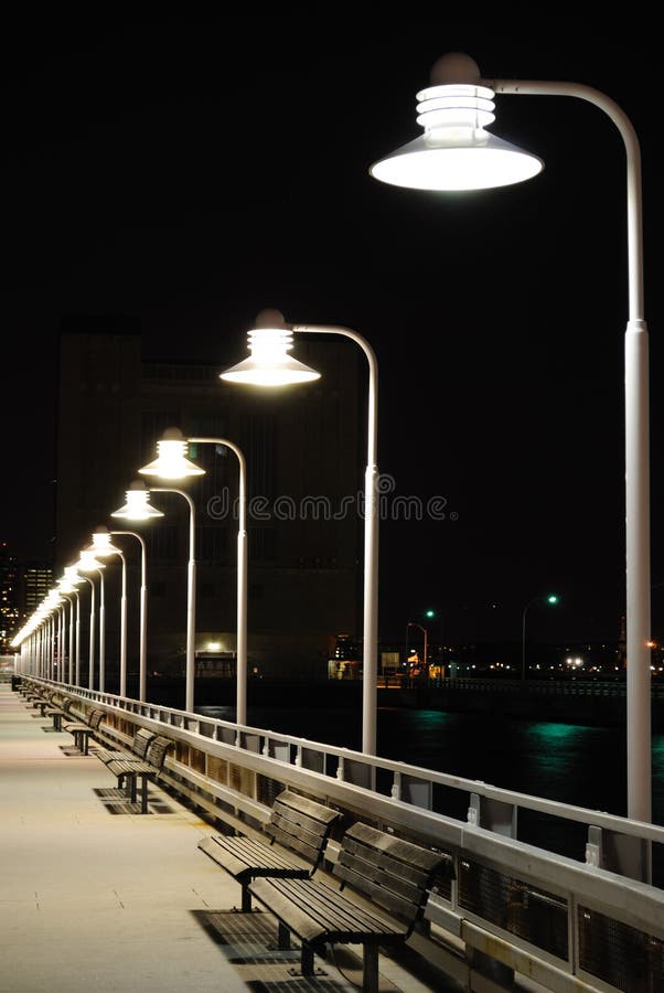 Perspective View Lamp Posts Street Lights Stock Photos - Free & Royalty ...