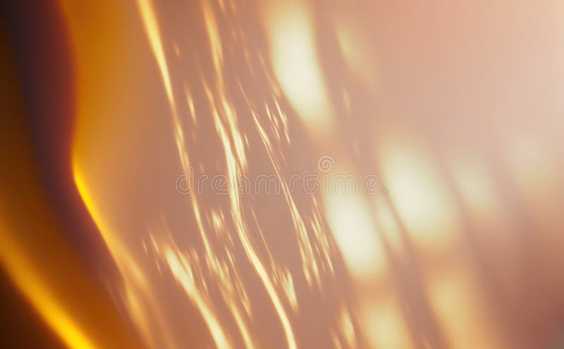 Lights and Shadows on Beige Background Overlay Mode Caustic Effect of ...