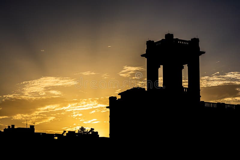 Lights Shadows Sun Gorgeous Stock Photo - Image of evening, horizon ...