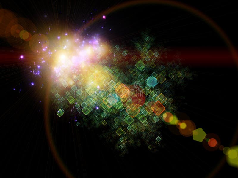 Lights of technology stock illustration. Illustration of background ...