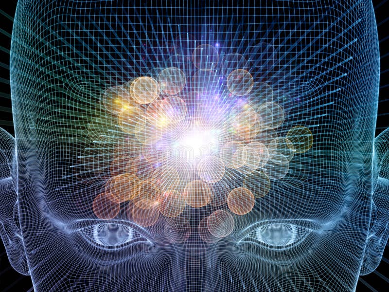 Lights of Thought stock illustration. Illustration of design - 47142806