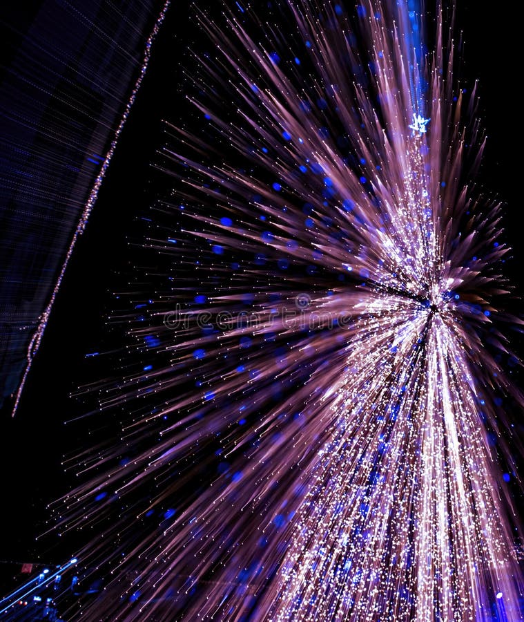 Lights Trail Using Zoom Techniques Stock Image - Image of concept ...