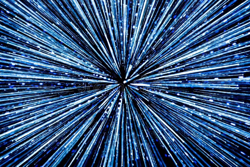 Lights Trail Using Zoom Techniques Stock Image - Image of abstract ...