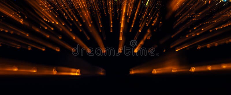Lights Trail Using Zoom Techniques Stock Photo - Image of effect ...