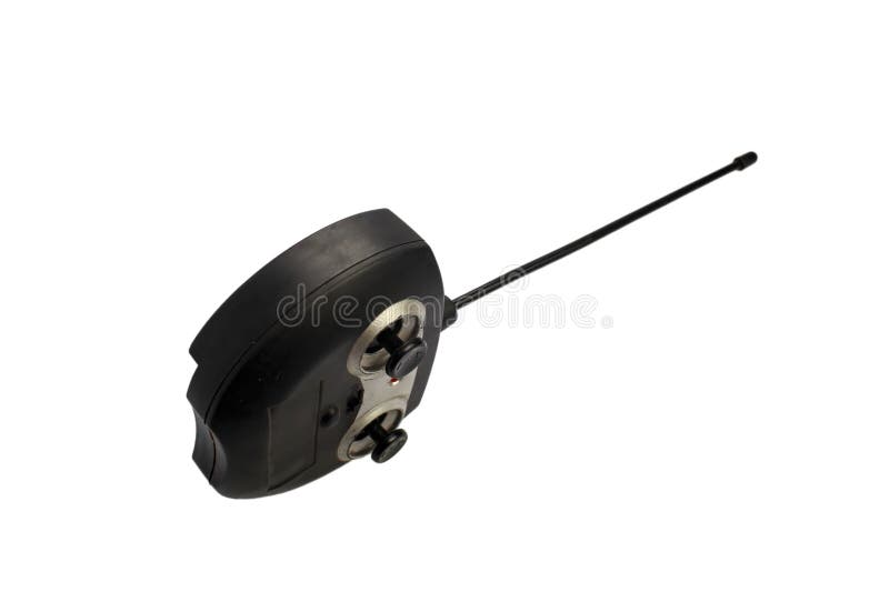 Handheld Remote Control with Long Antenna for RC Devices Stock Image ...