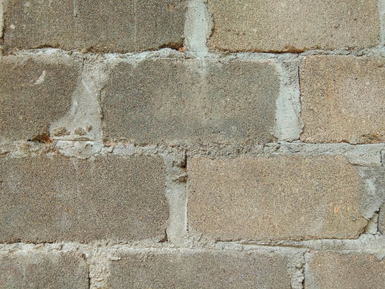 Lightweight Bricks that Have Been Installed 02 Stock Image - Image of ...