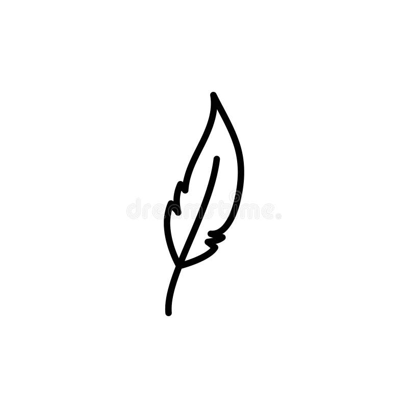 Lightweight Feather Icon for Writing Apps and Minimalist Design Tools ...