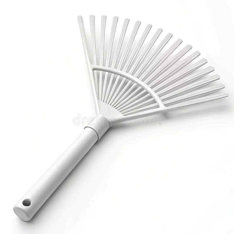 Lightweight Hand Rake for Easy Garden Use Stock Illustration ...