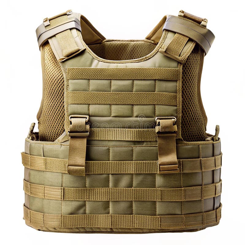 Plastic Body Armor Carrier with Lightweight Design Stock Illustration ...