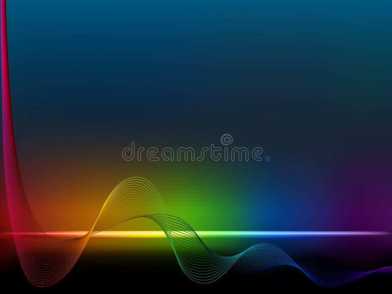 Spirale Concentrique Abstraite Arc-en-ciel Illustration Stock ...