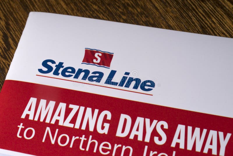 Ligne logo de Stena photo stock éditorial. Image du service - 131622108