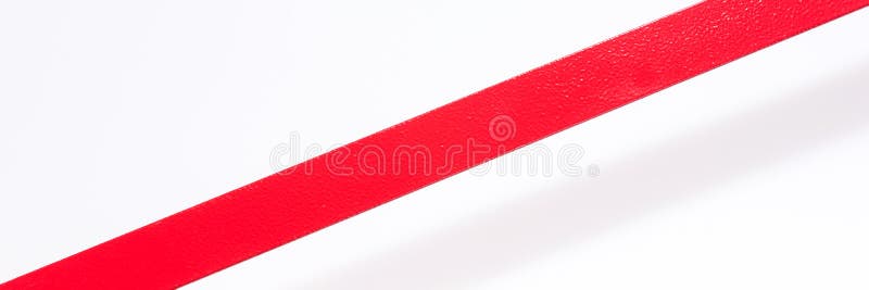 Ligne Rouge D'isolement Sur Le Fond Blanc Image stock - Image du ...