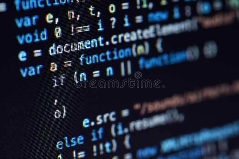 Lignes De Code Javascript Dans Une Bibliothèque Pour L'application Web ...