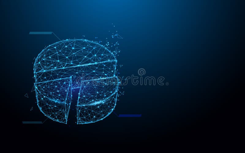 Lignes De Forme Du Graphique 3D Circulaire, Triangles Et Conception ...