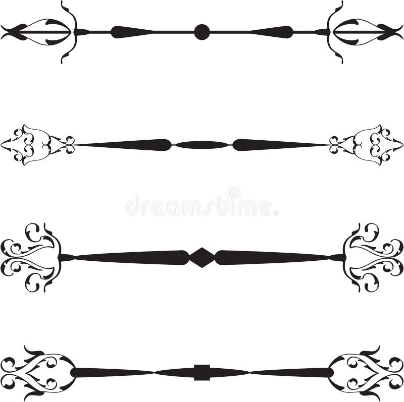 Lignes De Vintage De Clivage Illustration de Vecteur - Illustration du ...