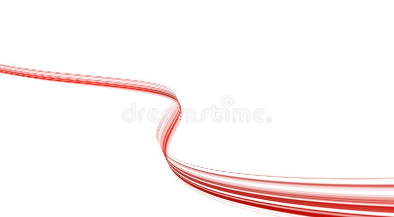 Lignes rouges illustration stock. Illustration du dessin - 7739866